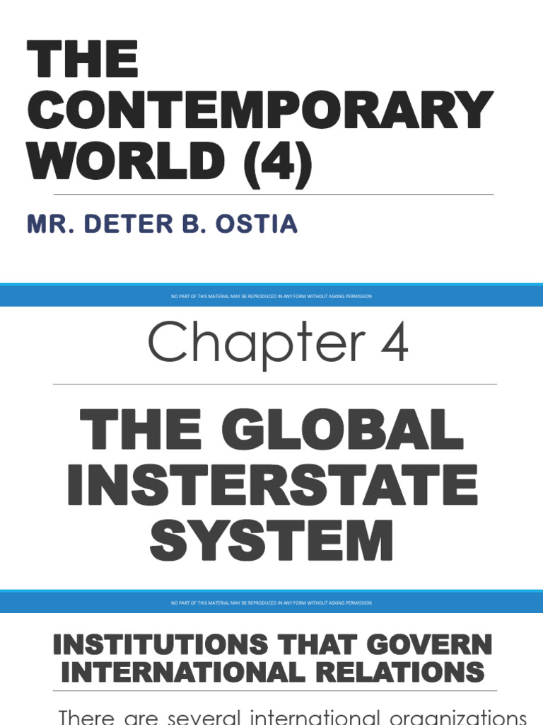 Contemporary World Chapt. 4 | PDF | United Nations | International ...