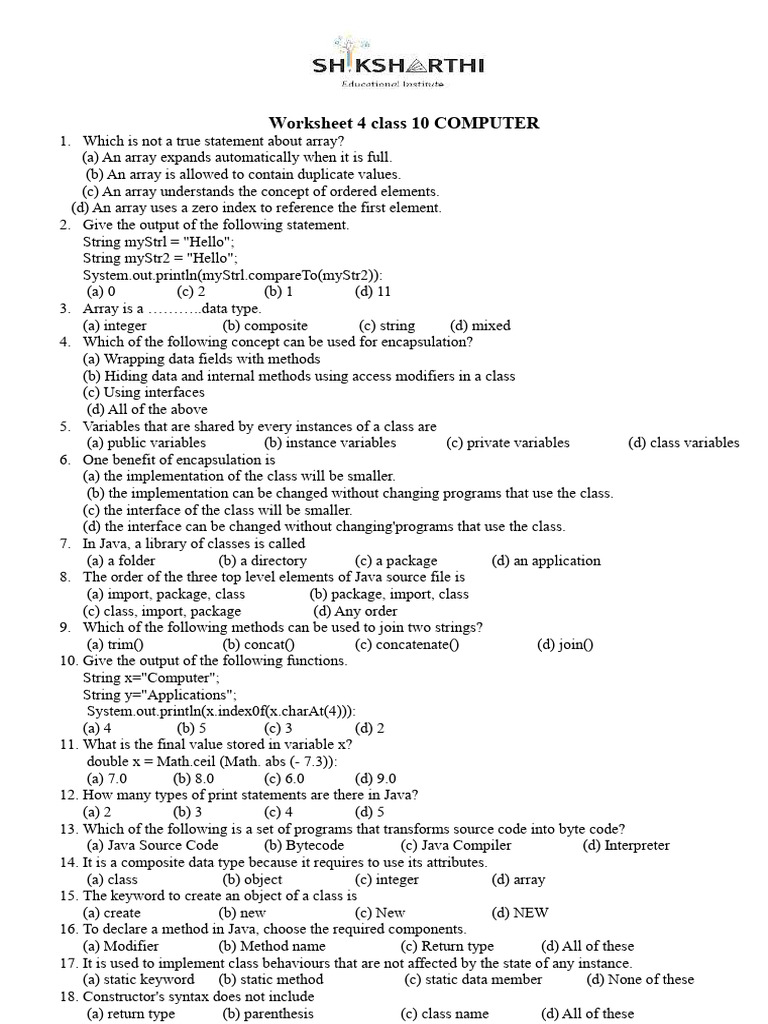 wk 4 | PDF | Class (Computer Programming) | String (Computer Science)