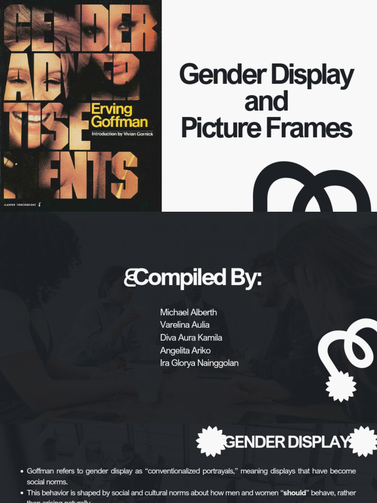 Gender Display and Picture Frames by Erving Goffman | PDF | Gender ...
