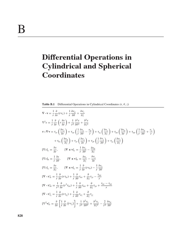 Eqn Diff Coord System Panton | PDF | Coordinate System | Geometry