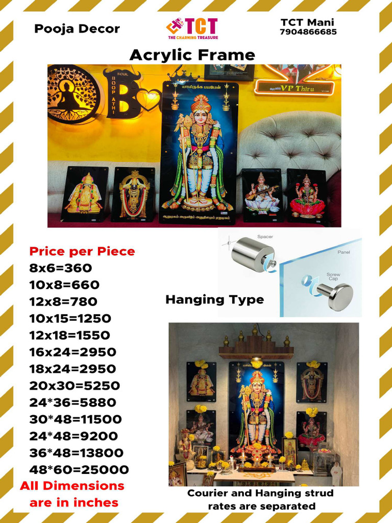 Same Background Pooja Decor Setup | PDF