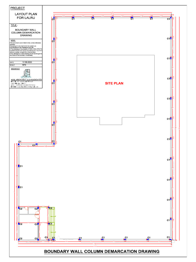 Column Demarcation Drawing | PDF