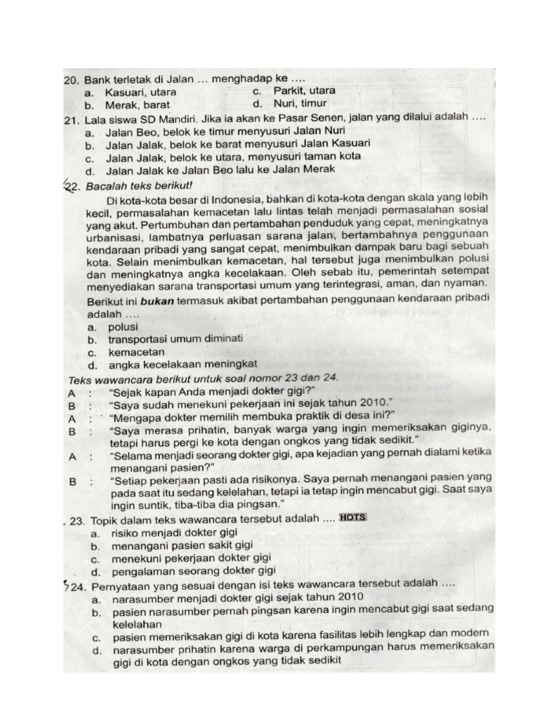 Soal Bhs | PDF