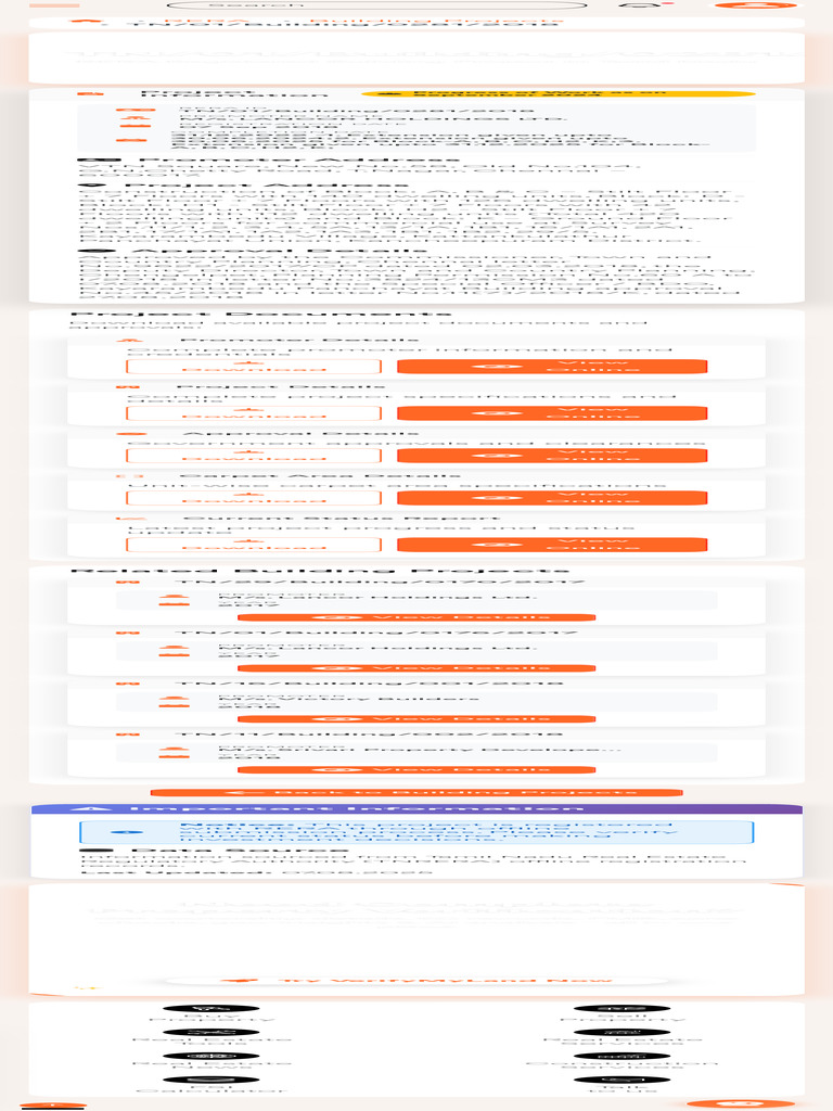 Tn01building02812018 - Ms. Lancor Holdings Ltd. Rera Building Project Details 2 | PDF