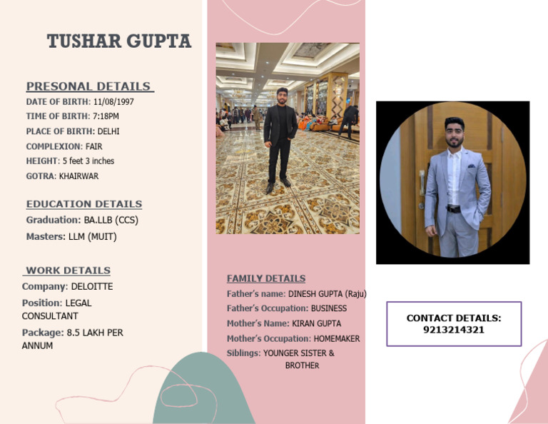 Tushar Gupta: Legal Consultant Profile | PDF