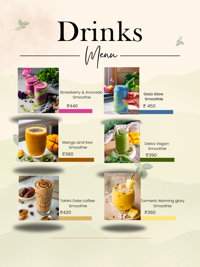 Smoothies+Juices | PDF