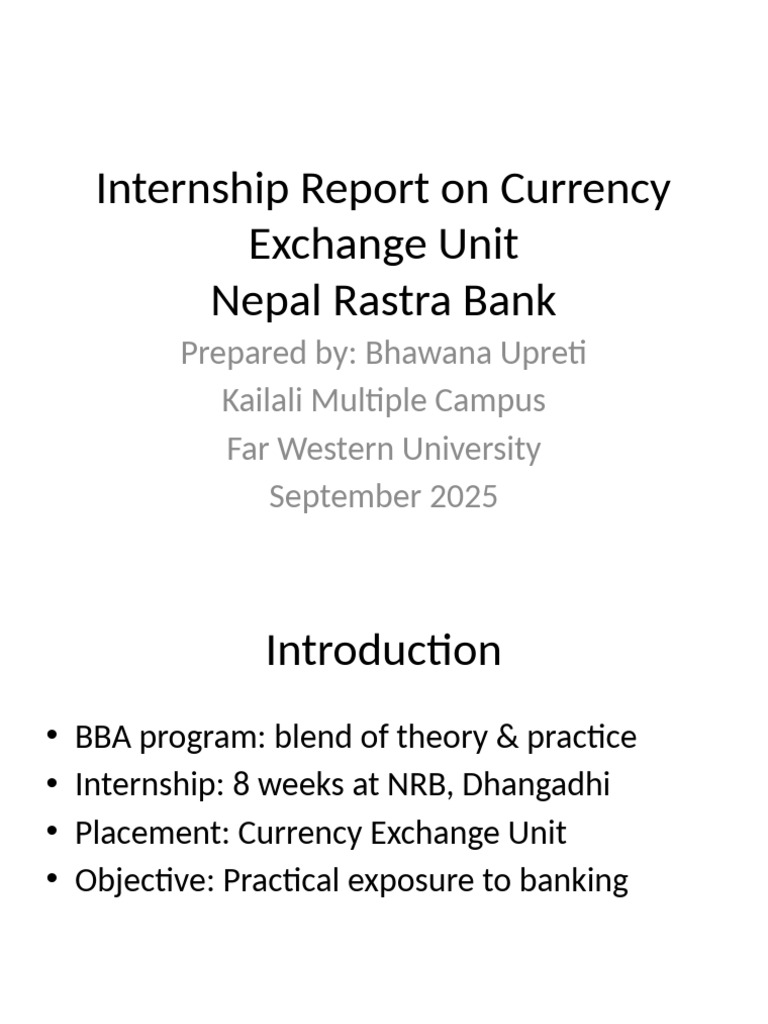 Internship Report Summary | PDF