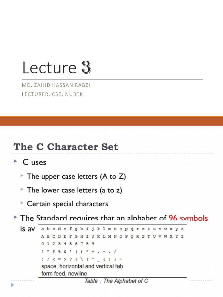 Lecture 3 | PDF