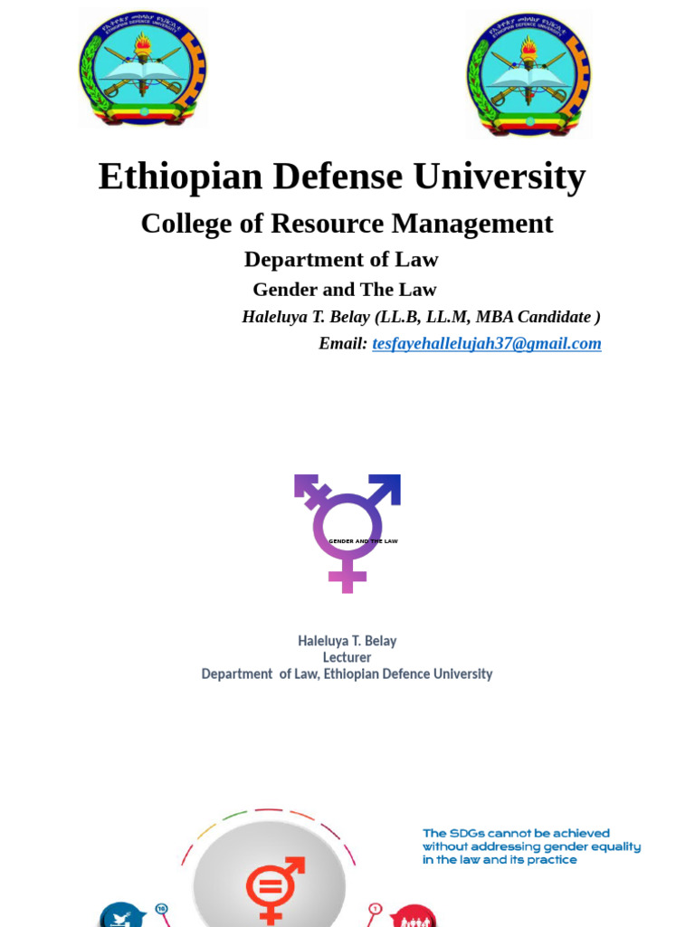 747887136 Gender and the Law Ppt Copy | PDF | Poverty Reduction ...
