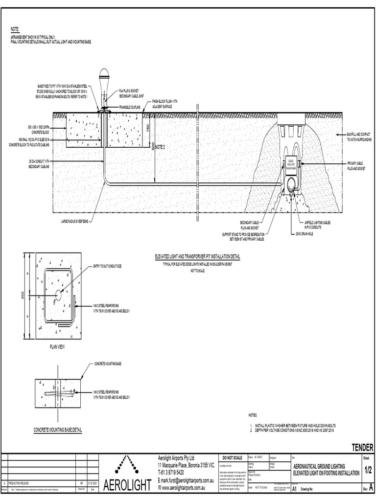AGL-typical-installation-Deep Base | PDF | Transformer | Concrete