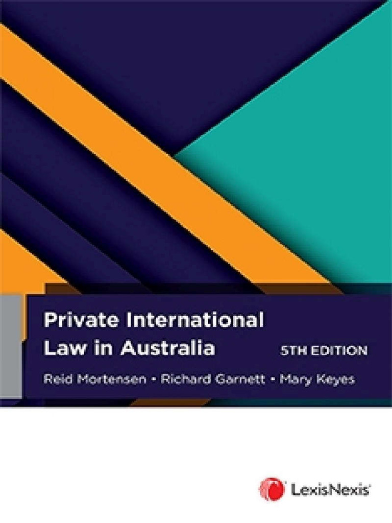 Private International Law in Australia | PDF | Jurisdiction | Tort