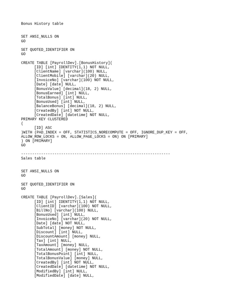 Tables | PDF | Databases | Data Model