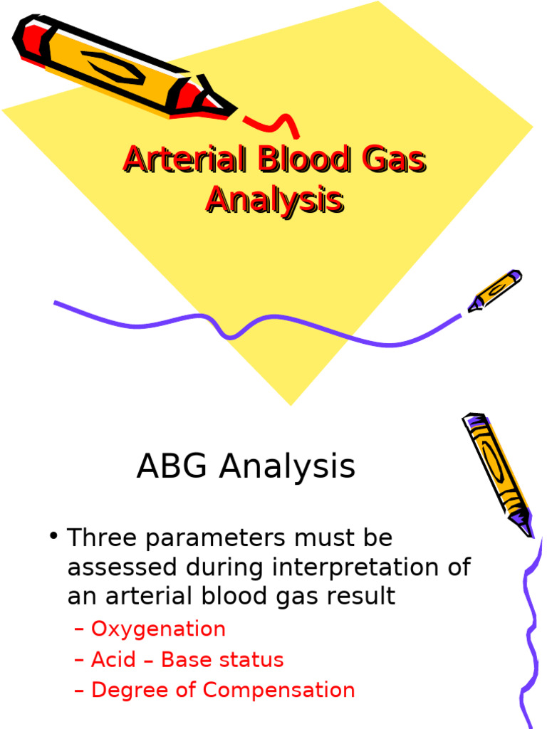 ABG ANALYSIS (1) | PDF | Medical Specialties | Physiology