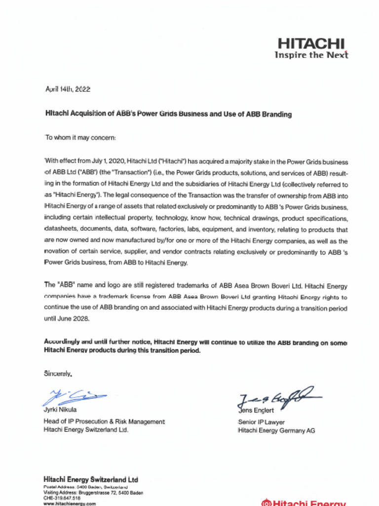 ABB Brand Statement 190422 | PDF