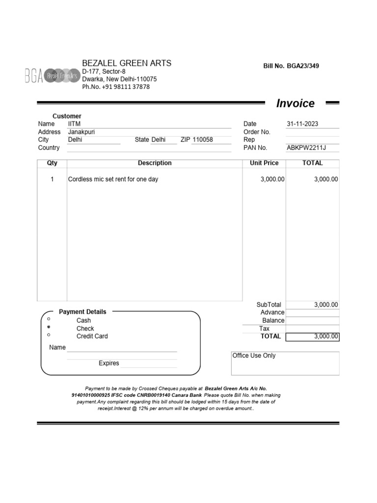 Invoice Anurag | PDF