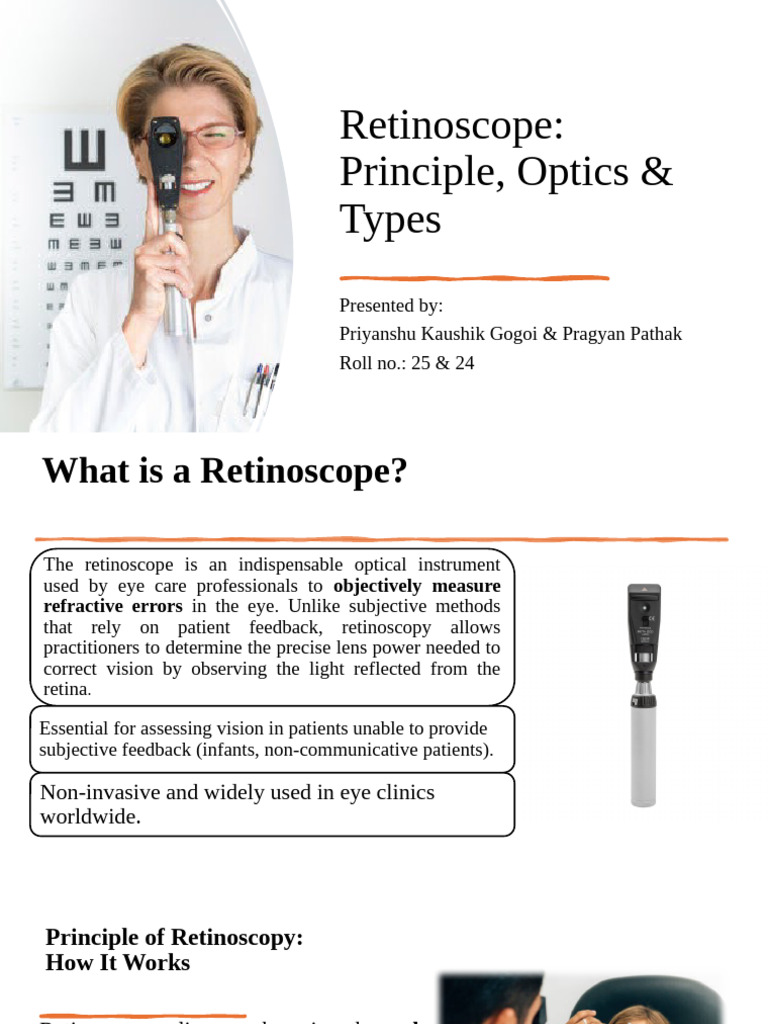 Retinoscope_PPT | PDF | Eye | Optics
