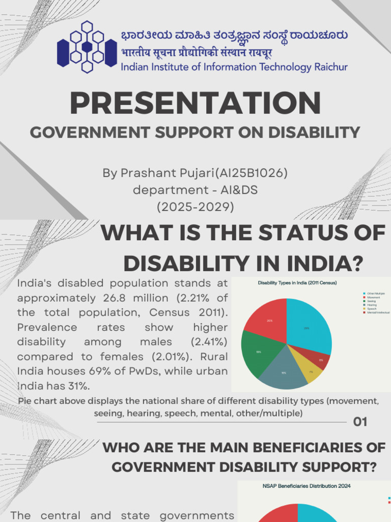 Prashant Pujari | PDF | Disability | Social Policy