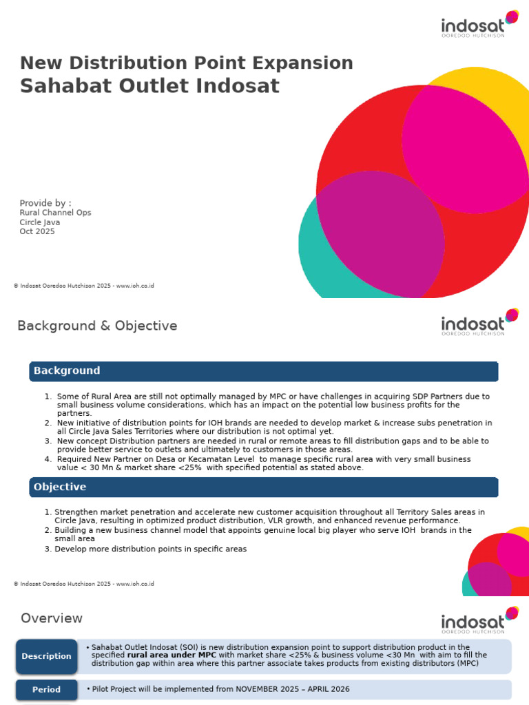 New Distribution Point Expansion - SAHABAT OUTLET INDOSAT | PDF ...