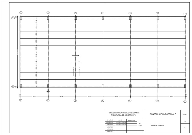 Plan Acoperis Constructii Industriale | PDF