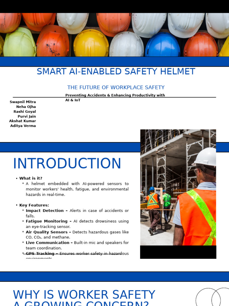 Smart AI-Enabled Safety Helmet - The Future of Workplace Safety | PDF ...