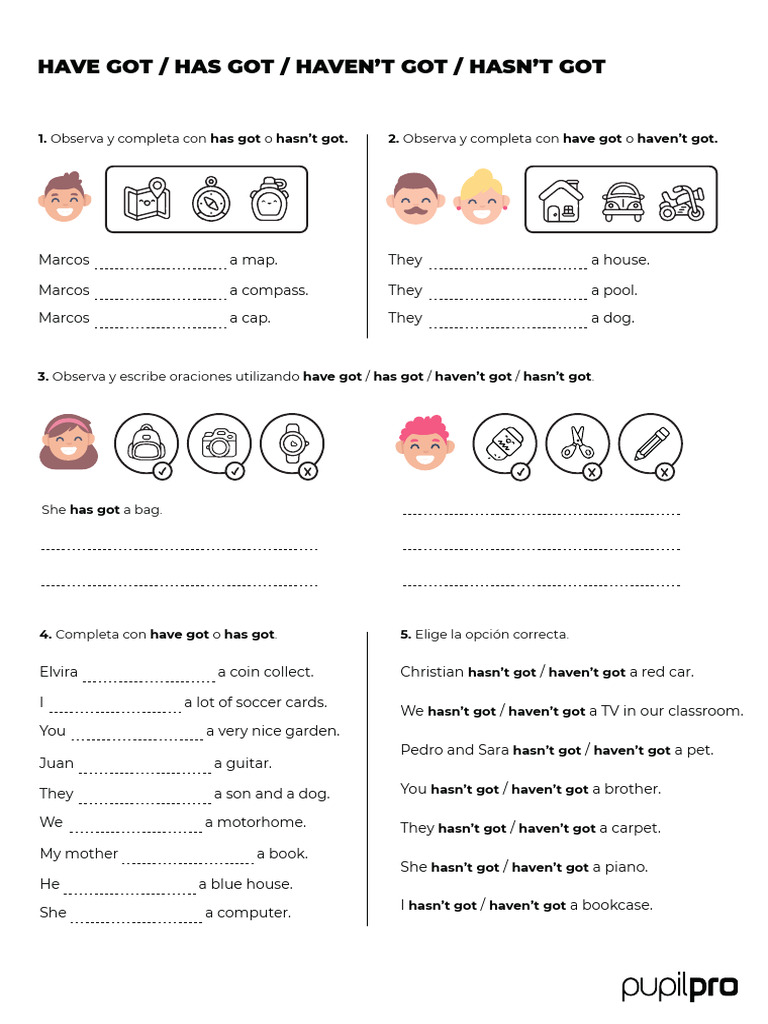 Ingles Gramatica Have Got | PDF