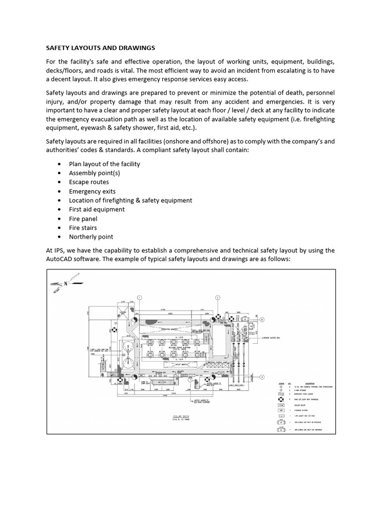 Safety Layouts and Drawings | PDF