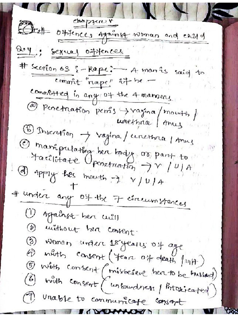 Rape Section 63 | PDF