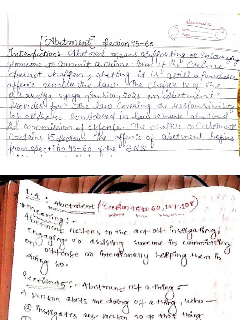 Abetment Section 45-60 | PDF