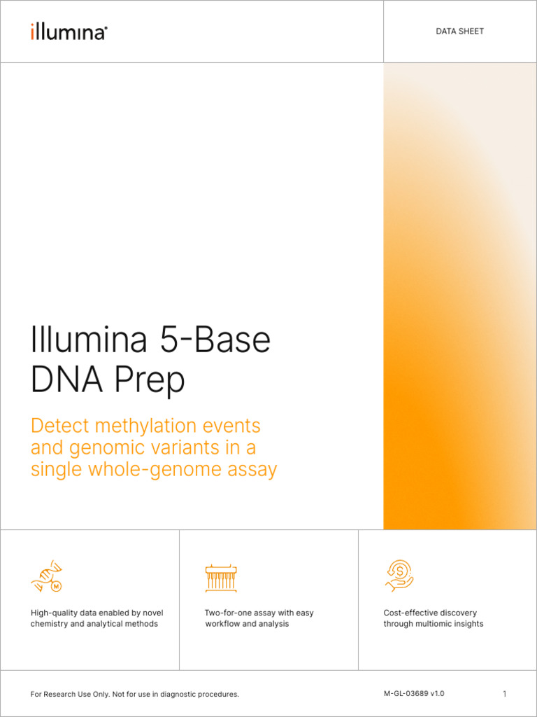 Illumina 5-Base DNA Prep Assay Guide | PDF | Dna Sequencing | Dna ...