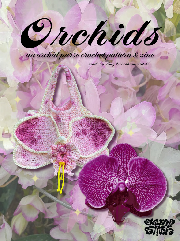 Orchid Purse Pattern | PDF | Crochet | Petal