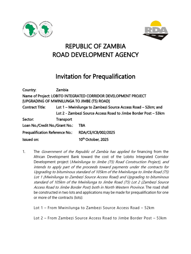 Specific Procurement Notice Revised - Final | PDF