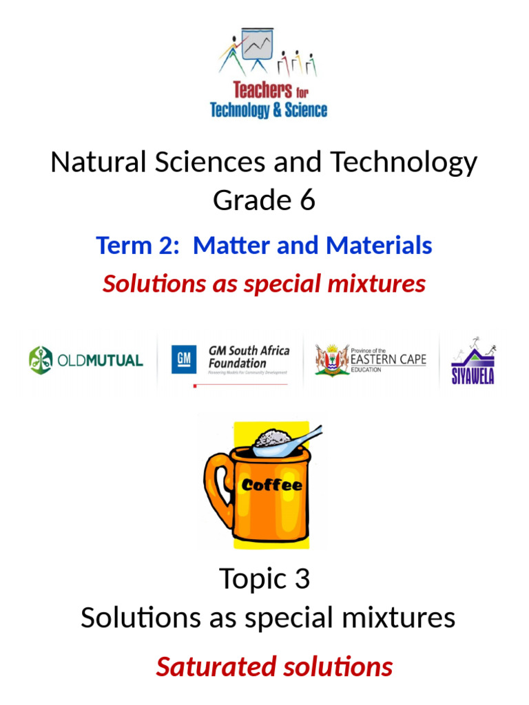 0 2. NSTECH Worksheet GR 6 Matter Materials | PDF