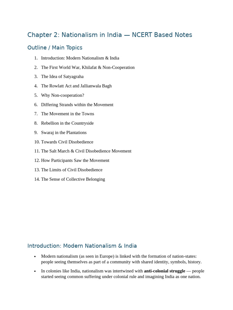 Differing Strands of Indian Nationalism | PDF | Indian Independence ...