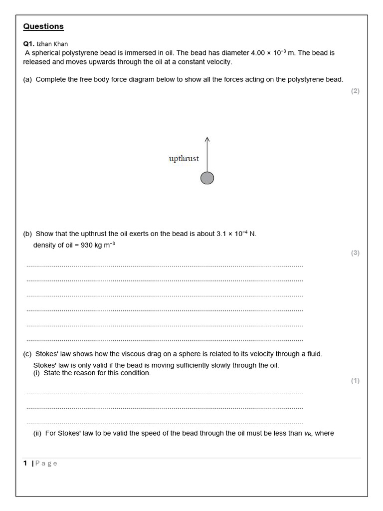 Grade 12 Presentation Questions | PDF | Force | Physics