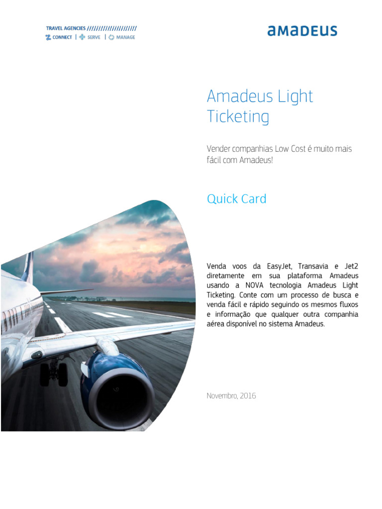 Amadeus Light Ticketing Quick Guide Po 11082016 | PDF