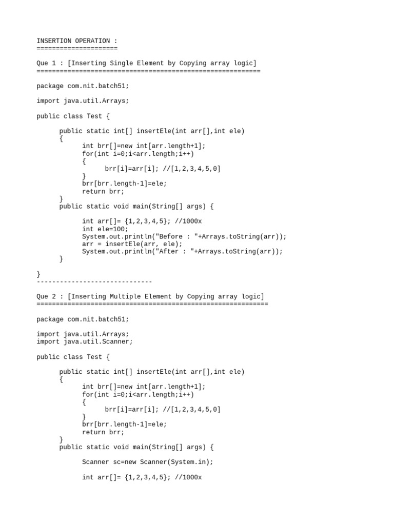 ARRAY_ DAY_5 | PDF | Computing | Computer Programming