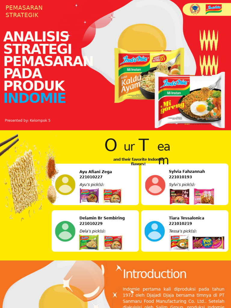 MARKETING ANALYSIS OF INDOMIE STRATEGY | PDF