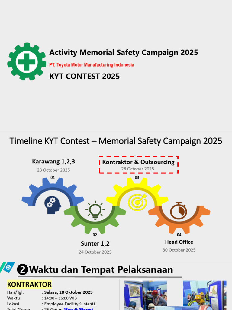 Technical Meeting KYT Contest (Kontraktor) | PDF