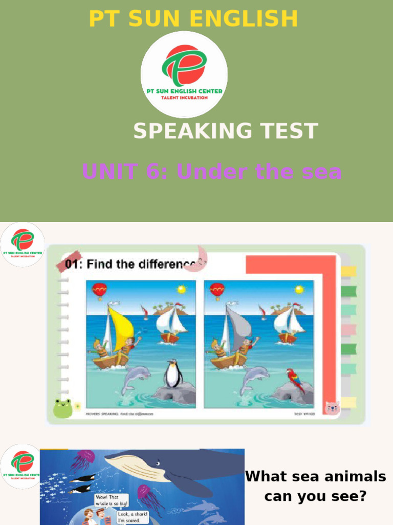 Speaking Test Kids 3a1 | PDF