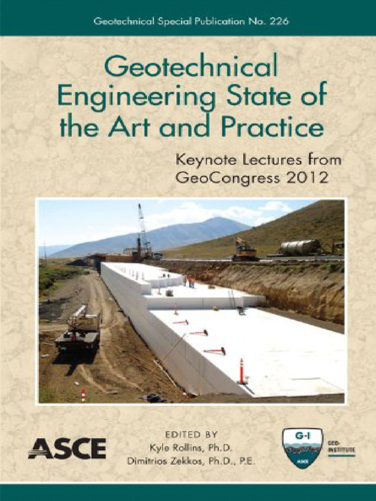 Geotechnical Engineering State Of The Art And Practice Keynote Lectures ...