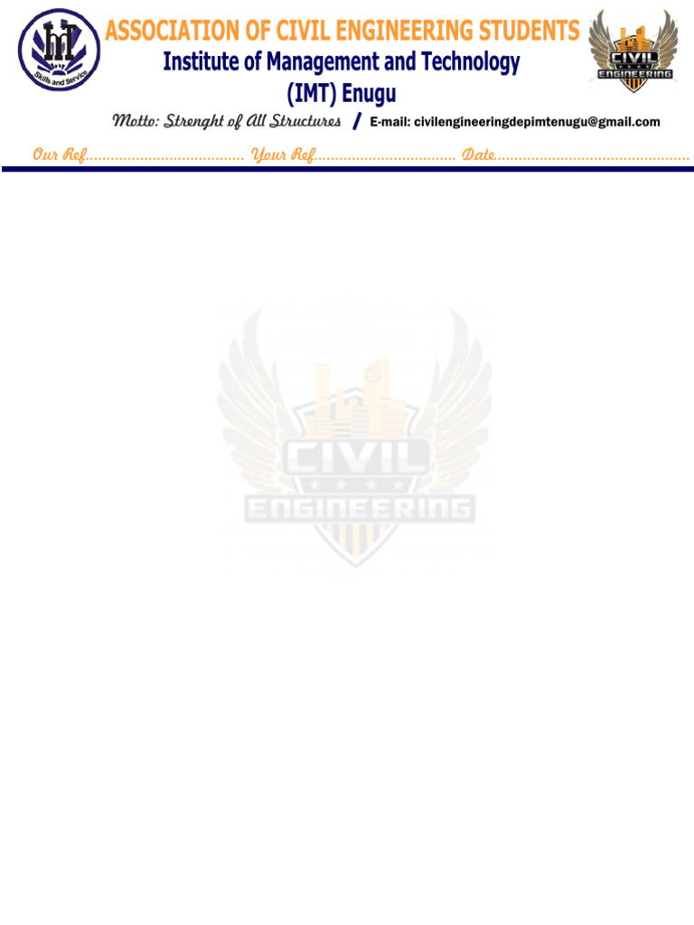 Civil Engineering Students Association IMT | PDF