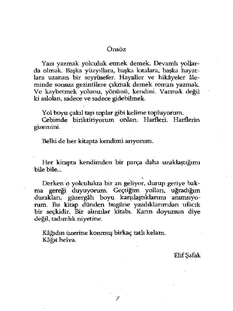 Elif Şafak - Kağıt Helva | PDF