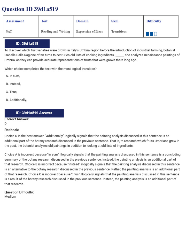 Logical Transitions in SAT Writing | PDF | Information