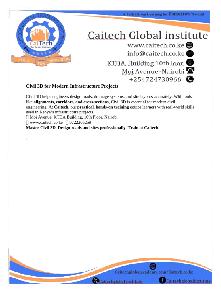 Mastering Civil 3D for Infrastructure | PDF