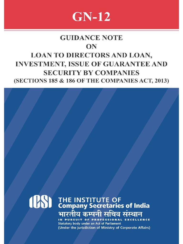 Guidance Note 12 | PDF | Corporations | Private Law