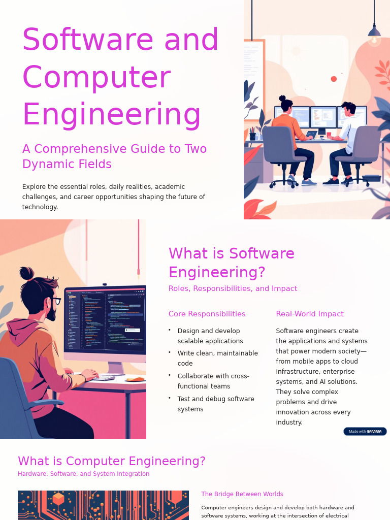 Software and Computer Engineering | PDF | Teaching Mathematics | Cloud Computing