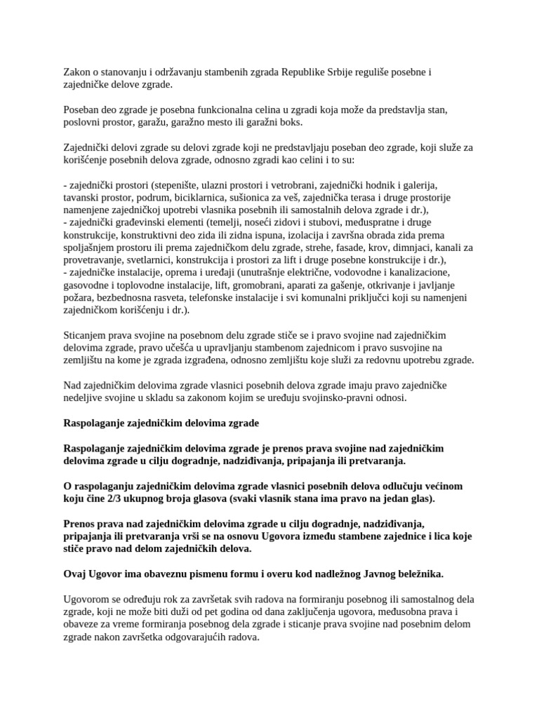 Pretvaranje Zej - Dela U Stambeni | PDF