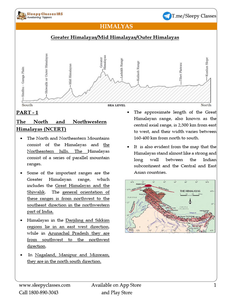 Lec 22 Himalayas | PDF | Himalayas | Landslide