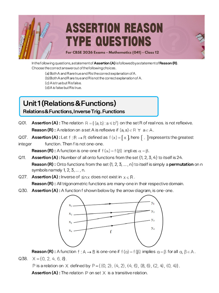 XII-2-ARQ (O.P. GUPTA)-1 | PDF | Matrix (Mathematics) | Determinant