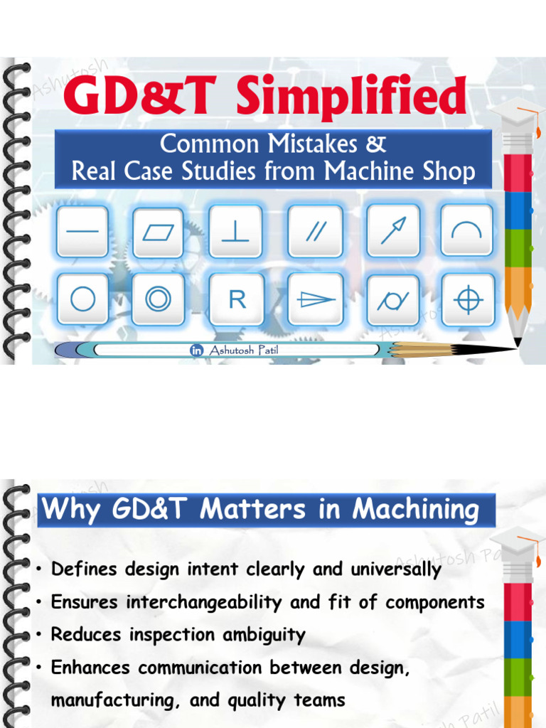 GD&T Mistakes and Case Studies Explained | PDF | Engineering Tolerance ...